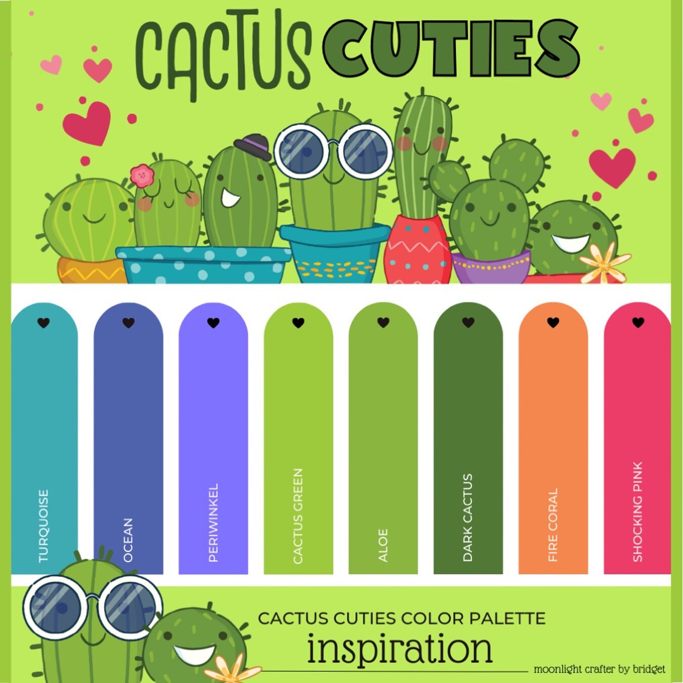 Cactus Cuties Word Wall Bulletin Board Set EDITABLE and Ready to Print ...