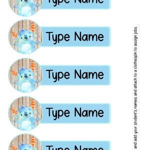 Monster Cuties Classroom Helpers/job Chart With EDITABLE Name Cards ...