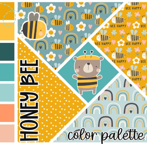 Boho Honey Bees EDITABLE Picture Schedule With Time Cards - Etsy