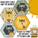 EDITABLE Table and Group Signs | Happy Honey Bee Theme | EDITABLE in ...