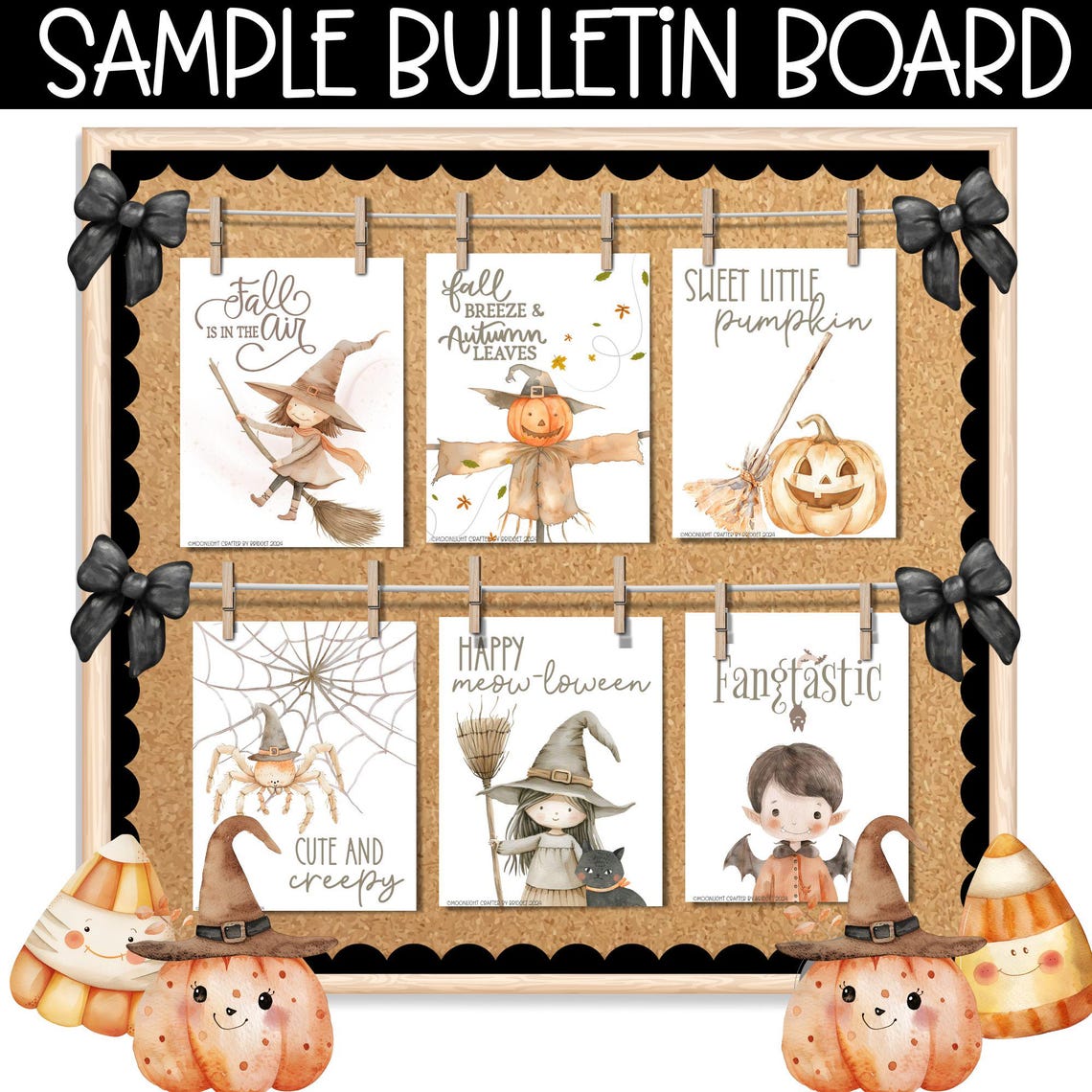 Halloween Bulletin Board Kit | Trendy Halloween Bulletin Board for ...