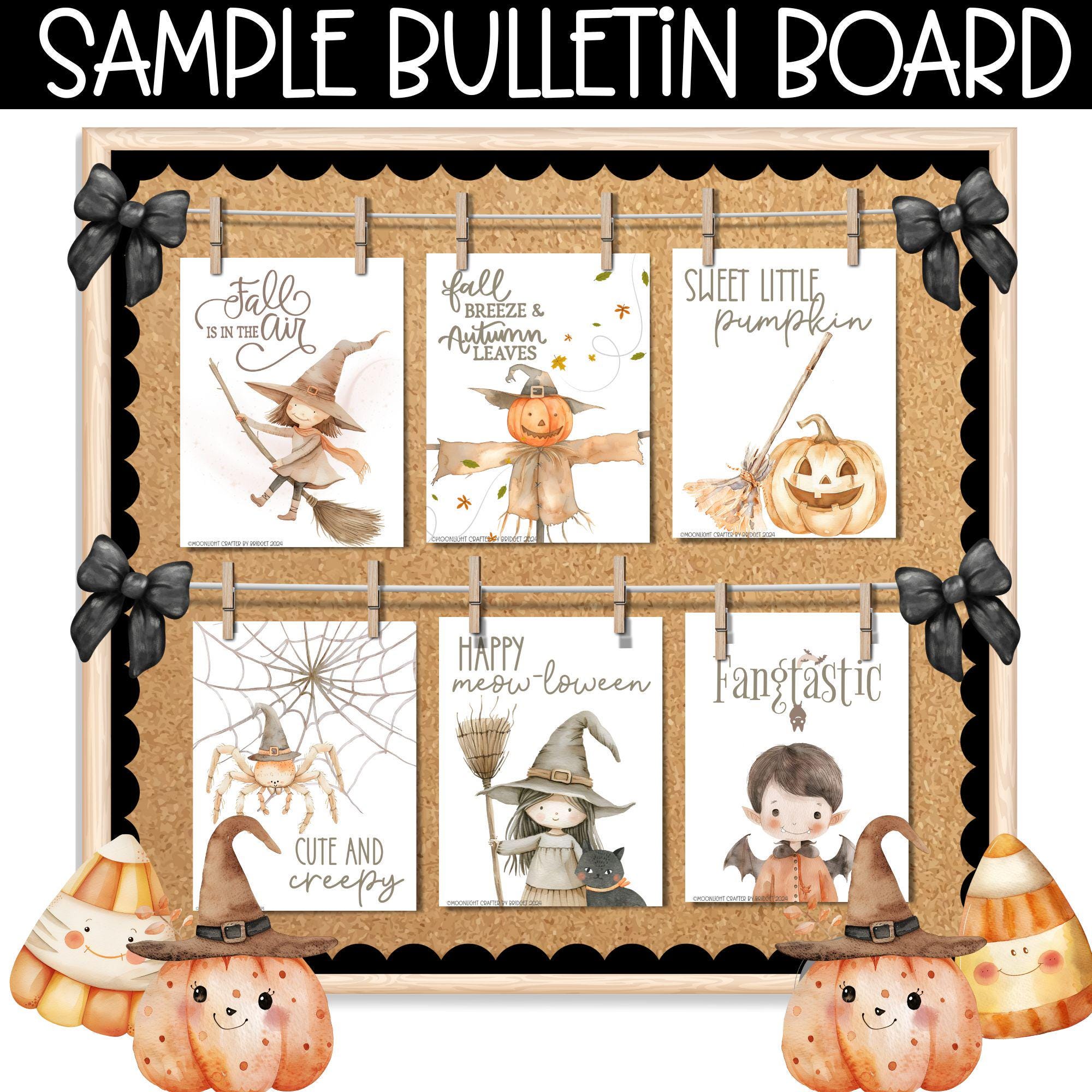 Halloween Bulletin Board Kit | Trendy Halloween Bulletin Board for ...