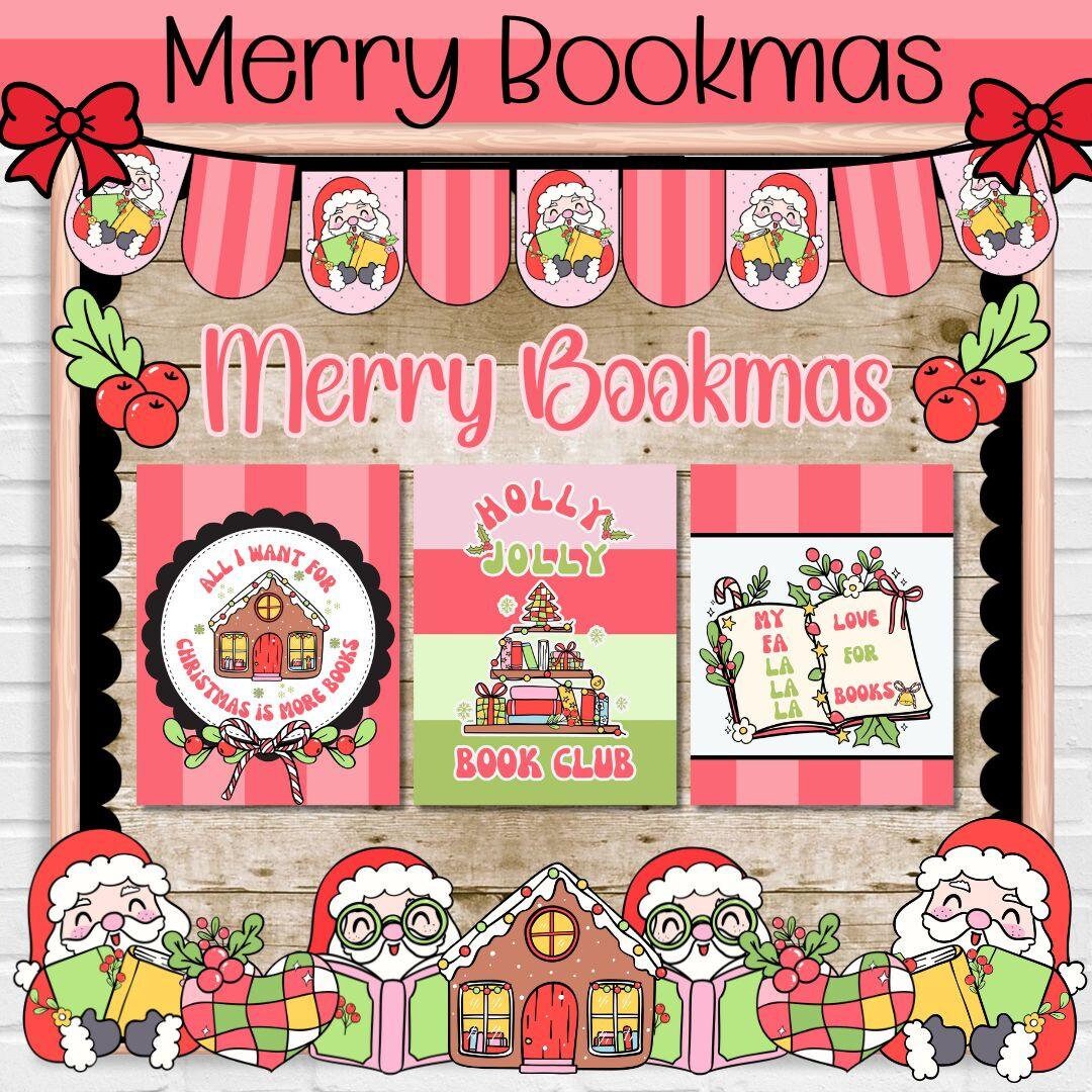 Christmas Bulletin Board | Reading Bulletin Board | Library Bulletin ...