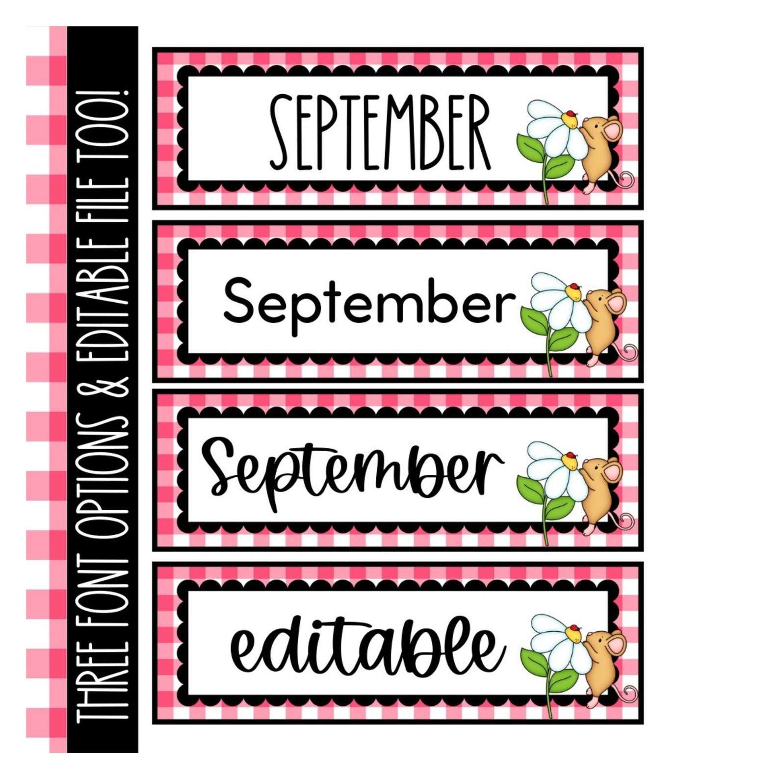 Berry Sweet Classroom Calendar With Weather Chart, Seasons Chart and ...