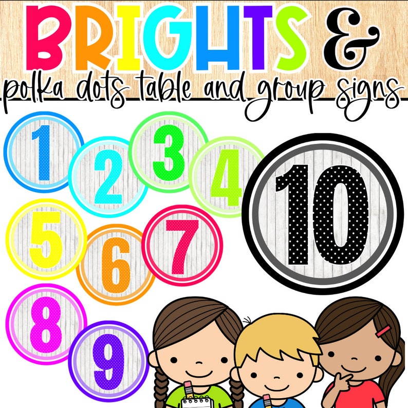 BRIGHT Polka Dot EDITABLE Classroom Decor BUNDLE: 450 Pages of ...