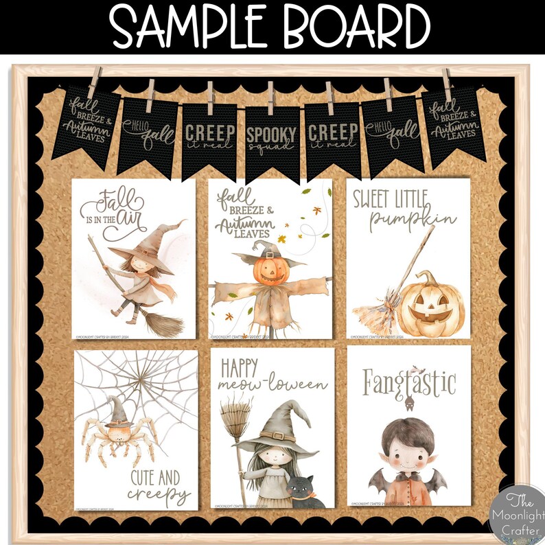 Halloween Bulletin Board Kit | Trendy Halloween Bulletin Board for ...