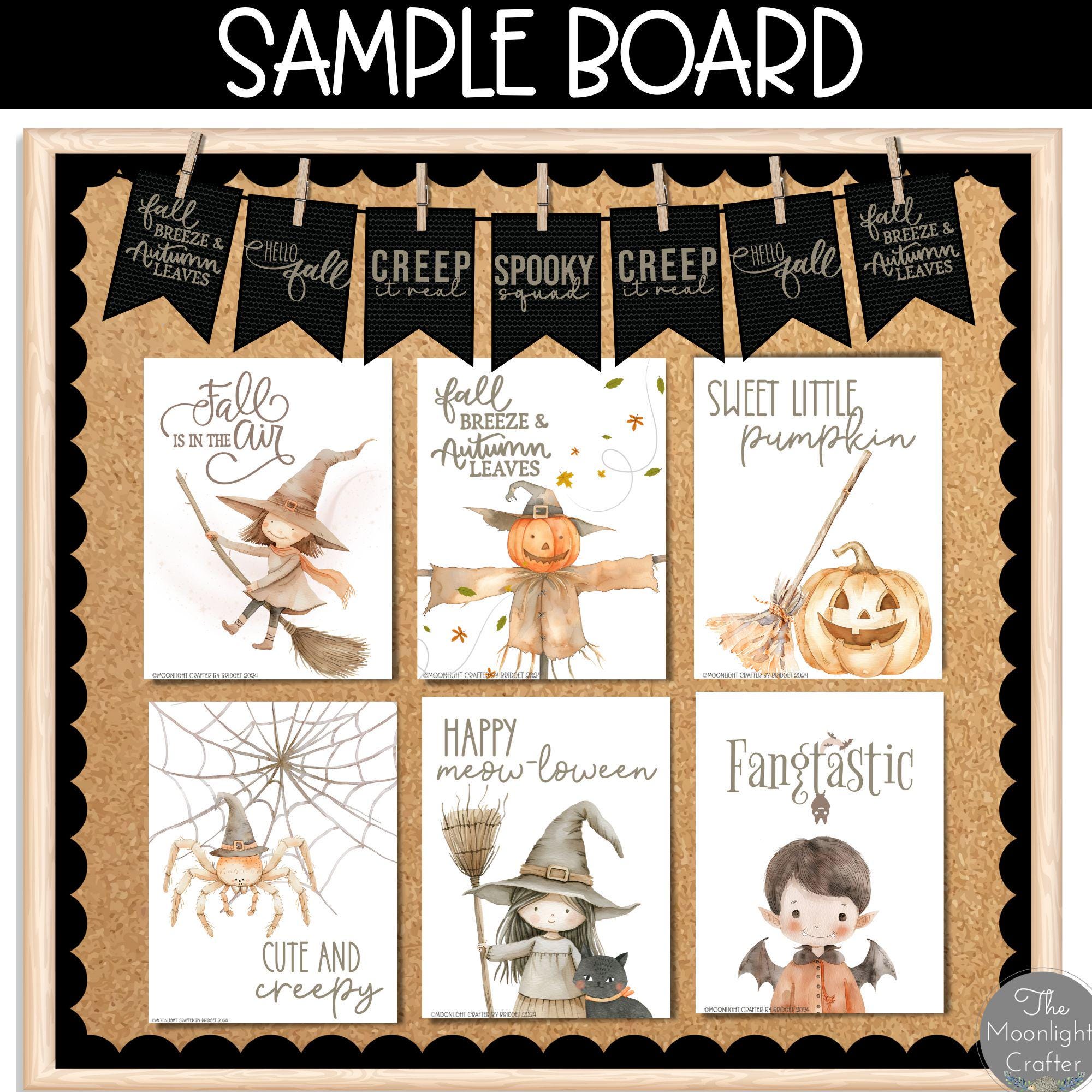 Halloween Bulletin Board Kit | Trendy Halloween Bulletin Board for ...
