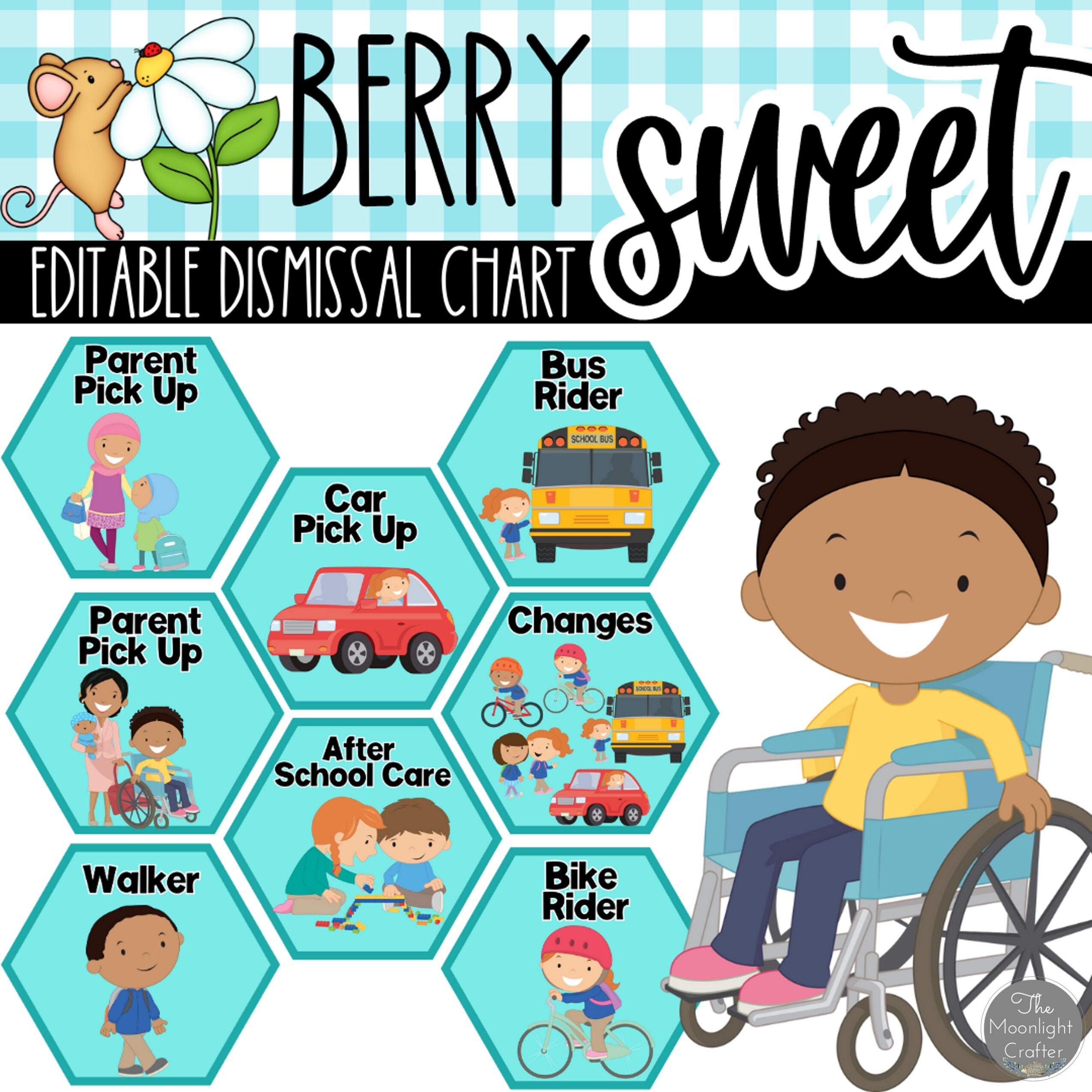 Berry Sweet Classroom Dismissal Chart: Ready to Print and Editable ...