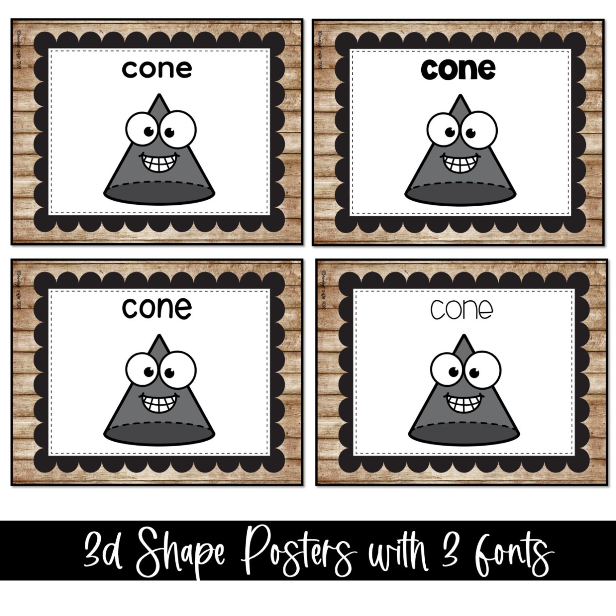 Watercolor Succulents Classroom Decor 3D Shape Posters - Etsy