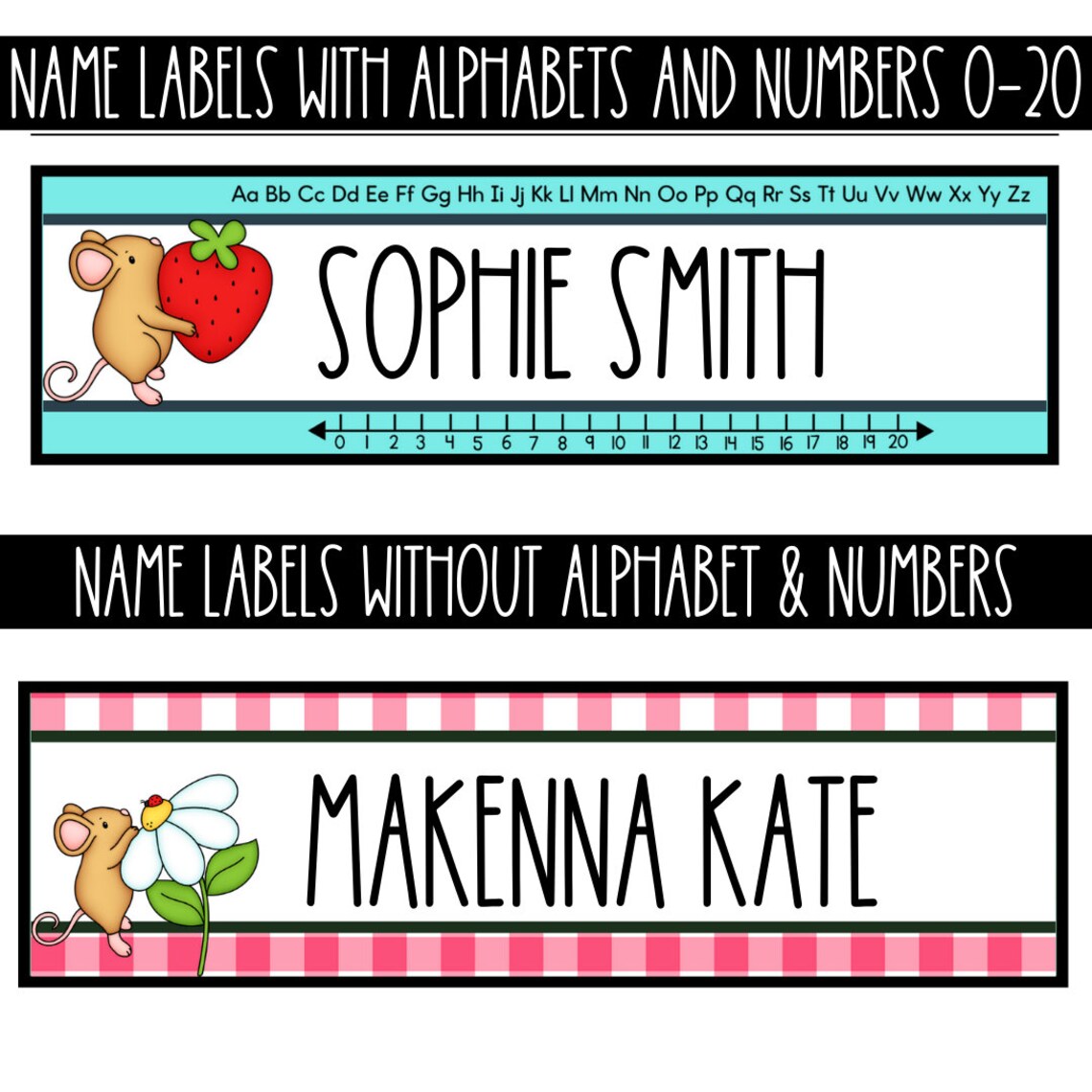 Berry Sweet Strawberry Classroom Decor Set ONE With EDITABLE Elements ...