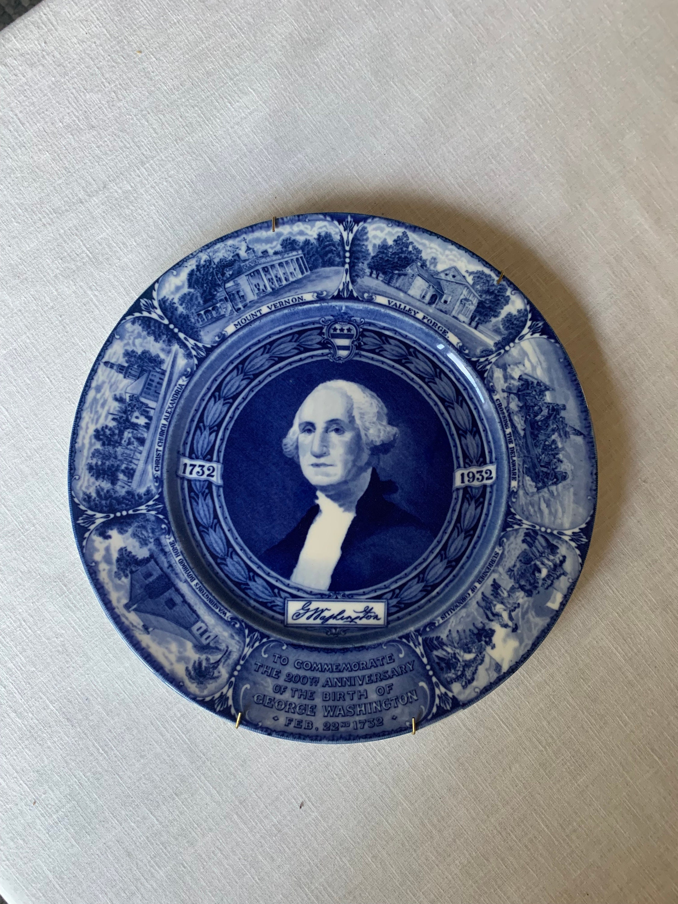 George Washington Plate for sale | Only 2 left at -65%