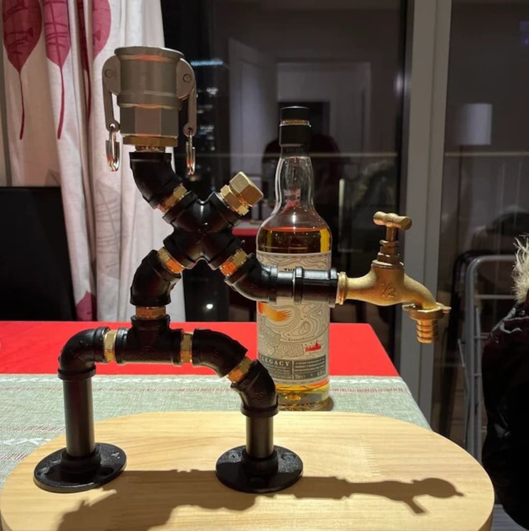 Whiskey Dispenser, Steampunk Alcohol Dispenser, Waiter Whisky Dispenser ...