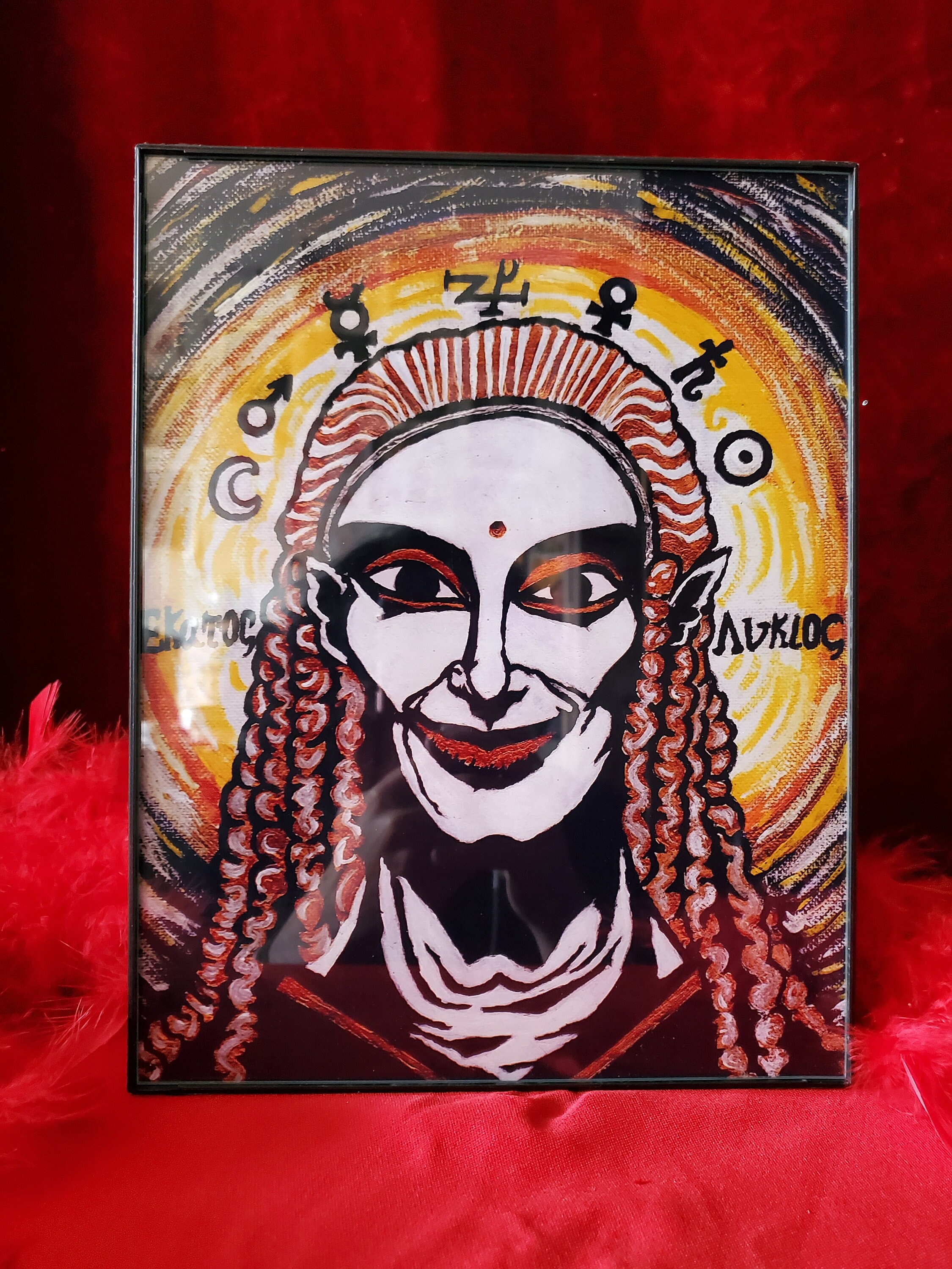 Apollo Lykaios-hekatos Altarpiece Painting - Etsy