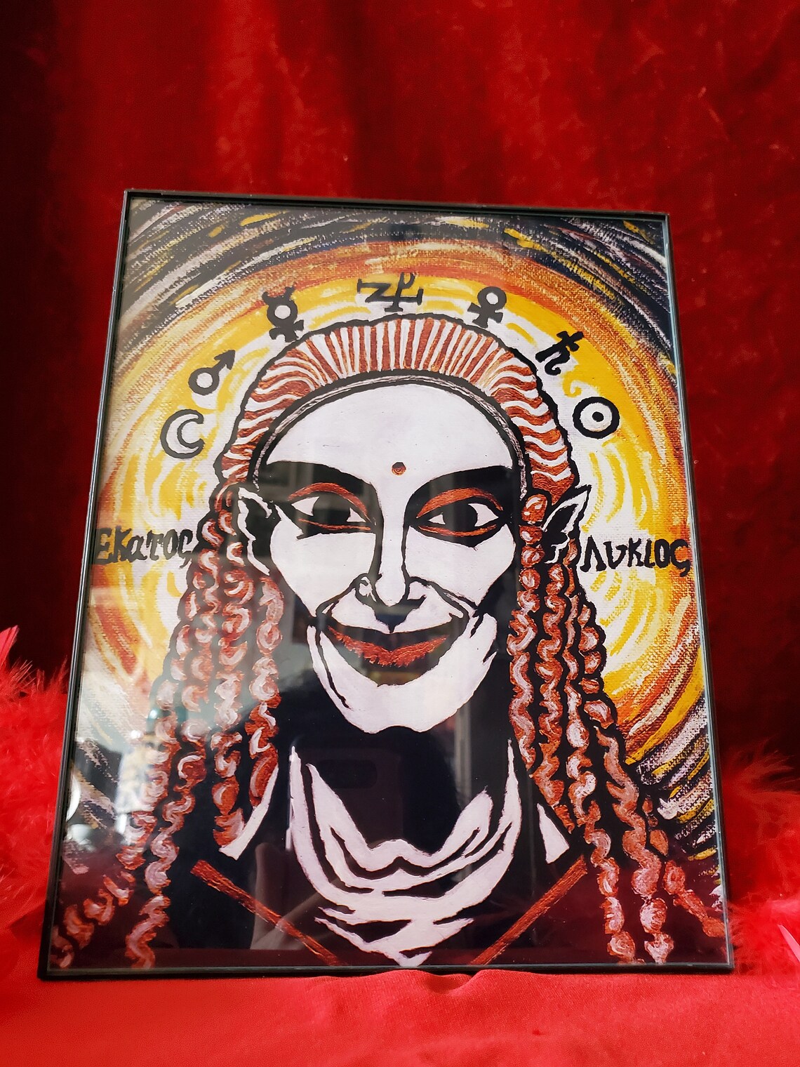 Apollo apollyon Lykaios/hekatos Altarpiece Painting | Etsy