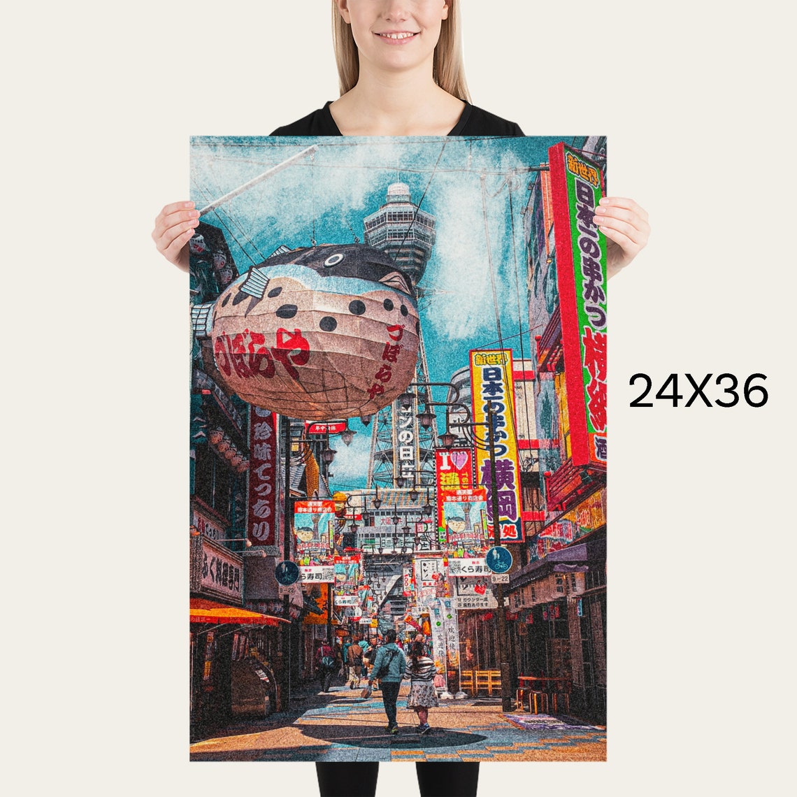 Comic Osaka Art Print Japanese Pop Art Cyberpunk Anime - Etsy