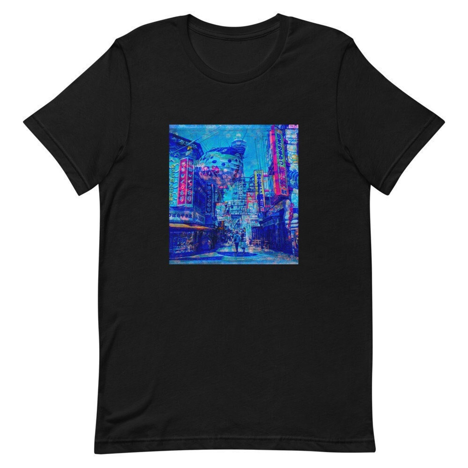 Neo Osaka T-shirt | Japanese Pop Art | Cyberpunk Anime | Retro Japan ...