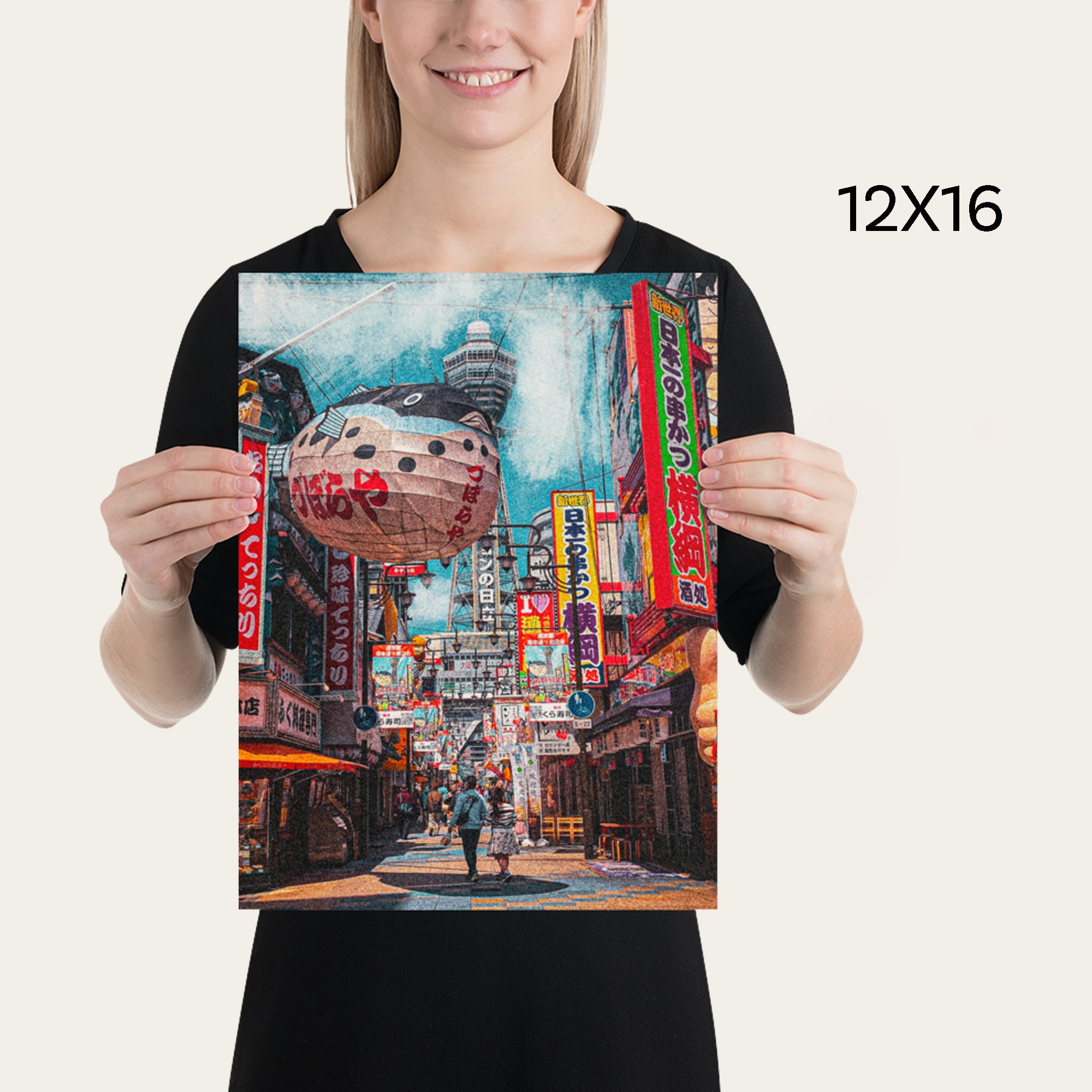 Comic Osaka Art Print Japanese Pop Art Cyberpunk Anime - Etsy