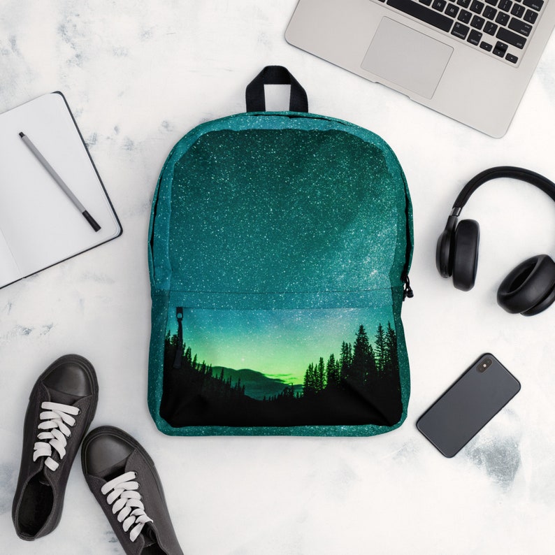 Northern Lights Backpack | Galaxy | Aurora Borealis | Banff National ...