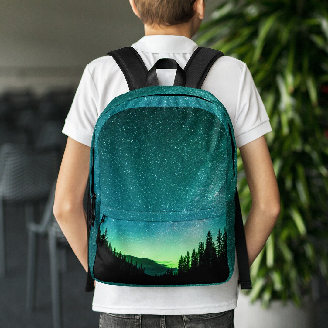 Northern Lights Backpack | Galaxy | Aurora Borealis | Banff National ...