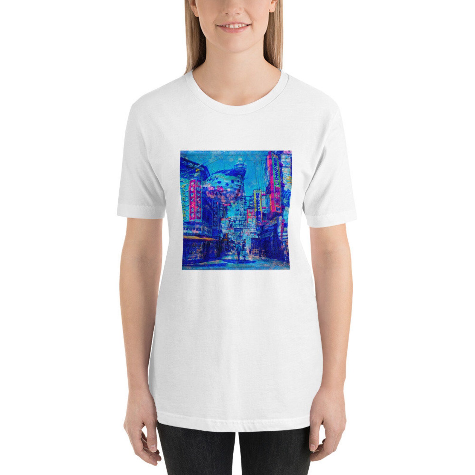 Neo Osaka T-shirt Japanese Pop Art Cyberpunk Anime Retro Japan Tee - Etsy
