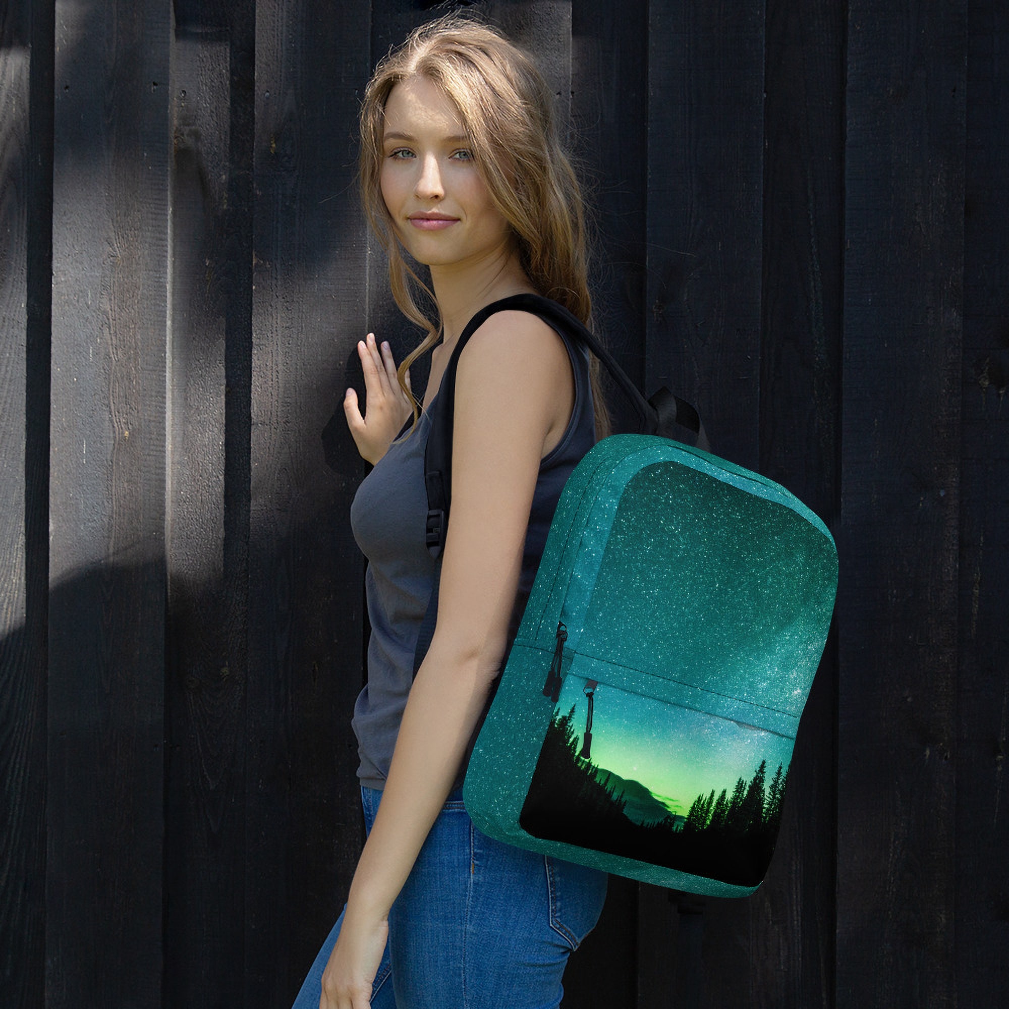Northern Lights Backpack | Galaxy | Aurora Borealis | Banff National ...