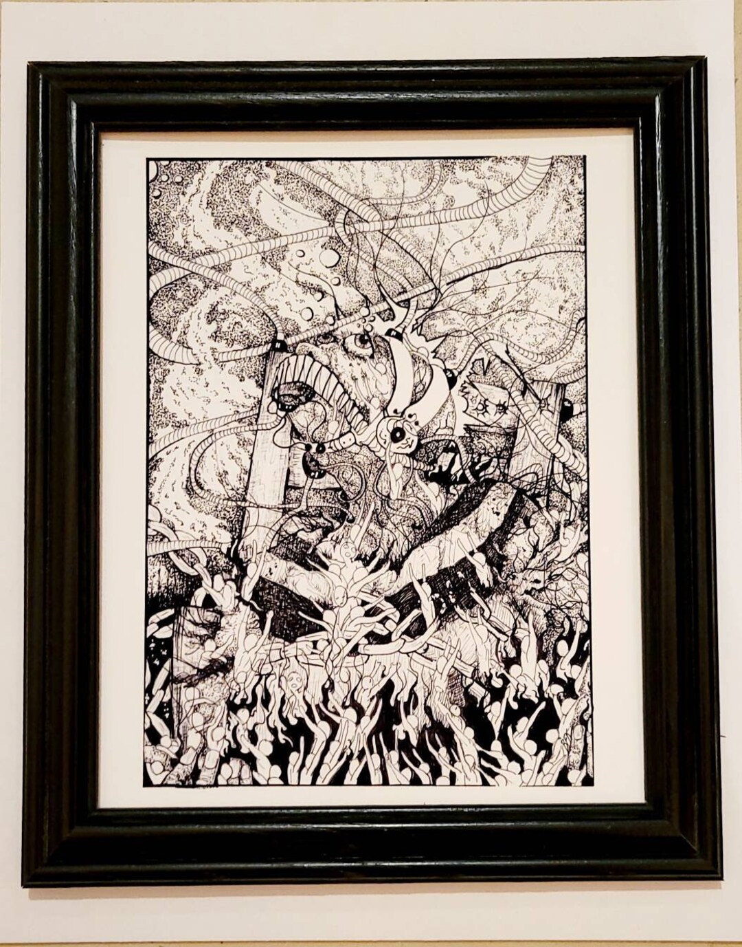 Gothic Art Dark Art. 8"×10" Print of Original Pen and Ink Illustration ...