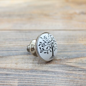 Tree Drawer Knob - Tree of Life Dresser Knob - Kitchen Cabinet Pull ...
