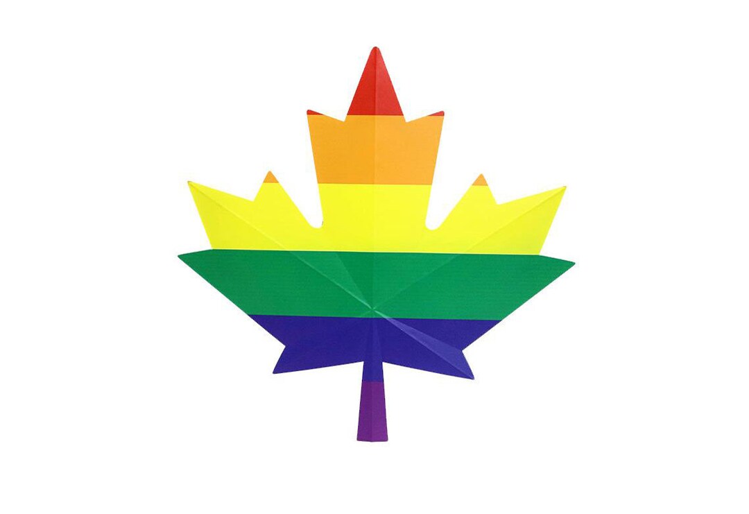 20 or 31 Rainbow Maple Leaf Decor, Metal Maple Leaf - Etsy Canada