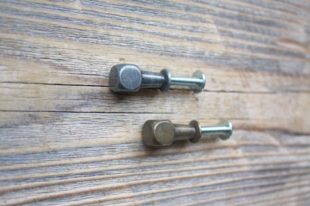 Small Metallic Drawer Knobs - Decorative Drawer Pull or Cabinet Handles ...