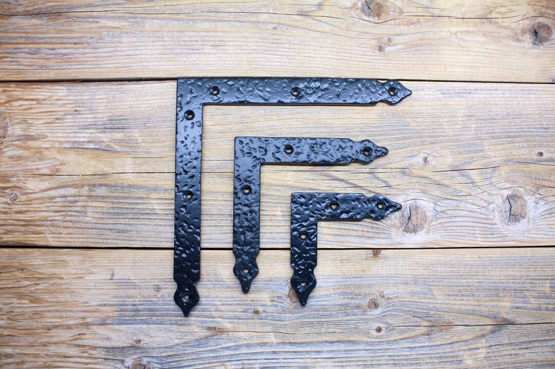 Iron Corner Strap, Faux Hinge, Decorative Dummy Corner False Hinges - Etsy