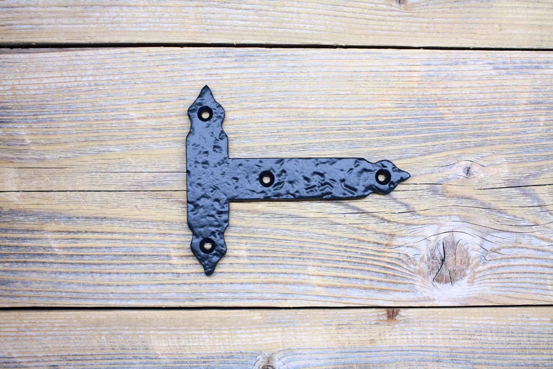 Forged Iron T Strap, Faux Hinge, Decorative T Strap Hinges - Etsy