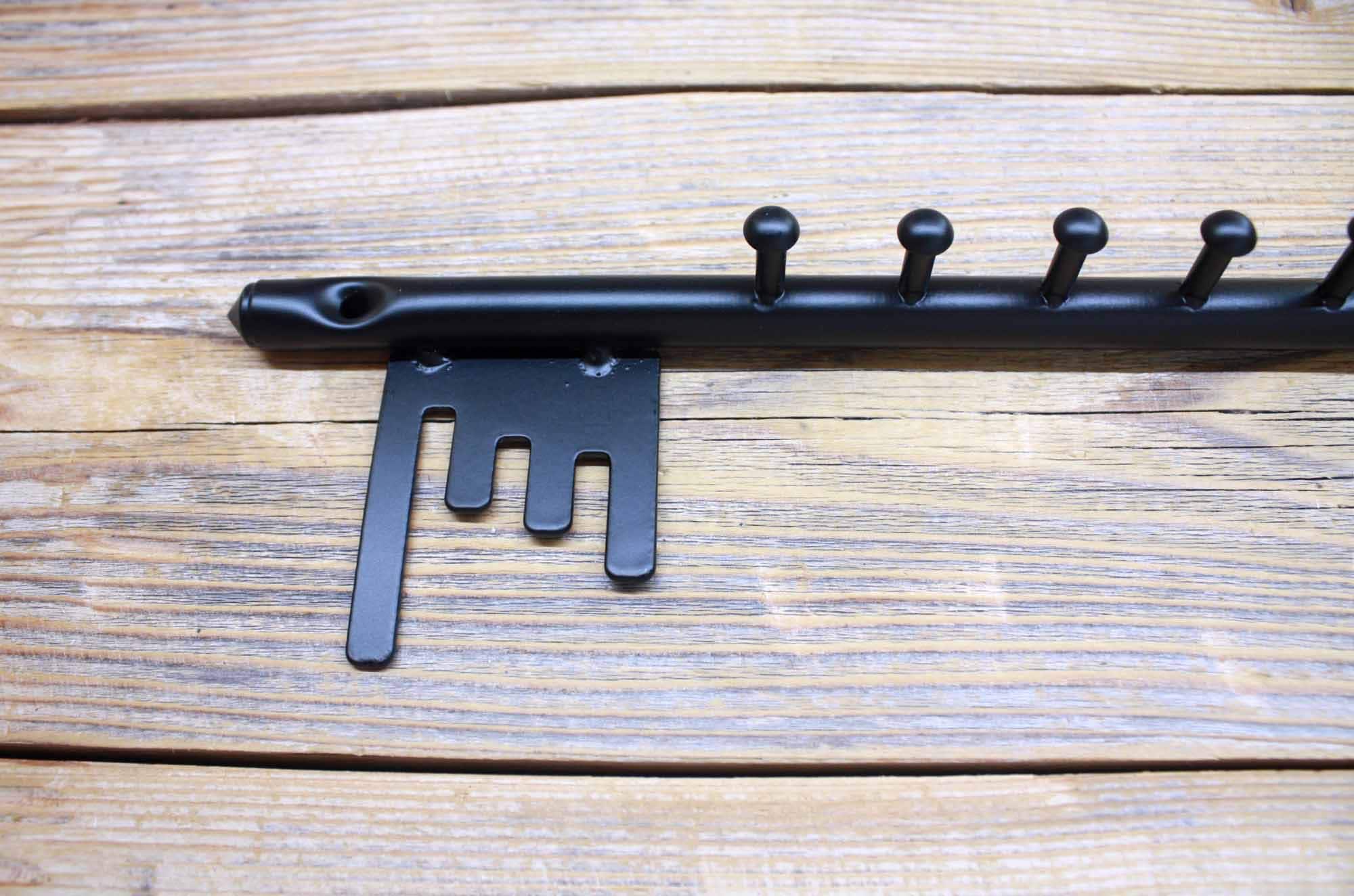 Black Modern Key Rack Entryway Key Holder for Wall - Etsy