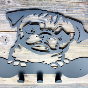 Pug Key Rack, Dog Lover Leash or Key Rack - Etsy