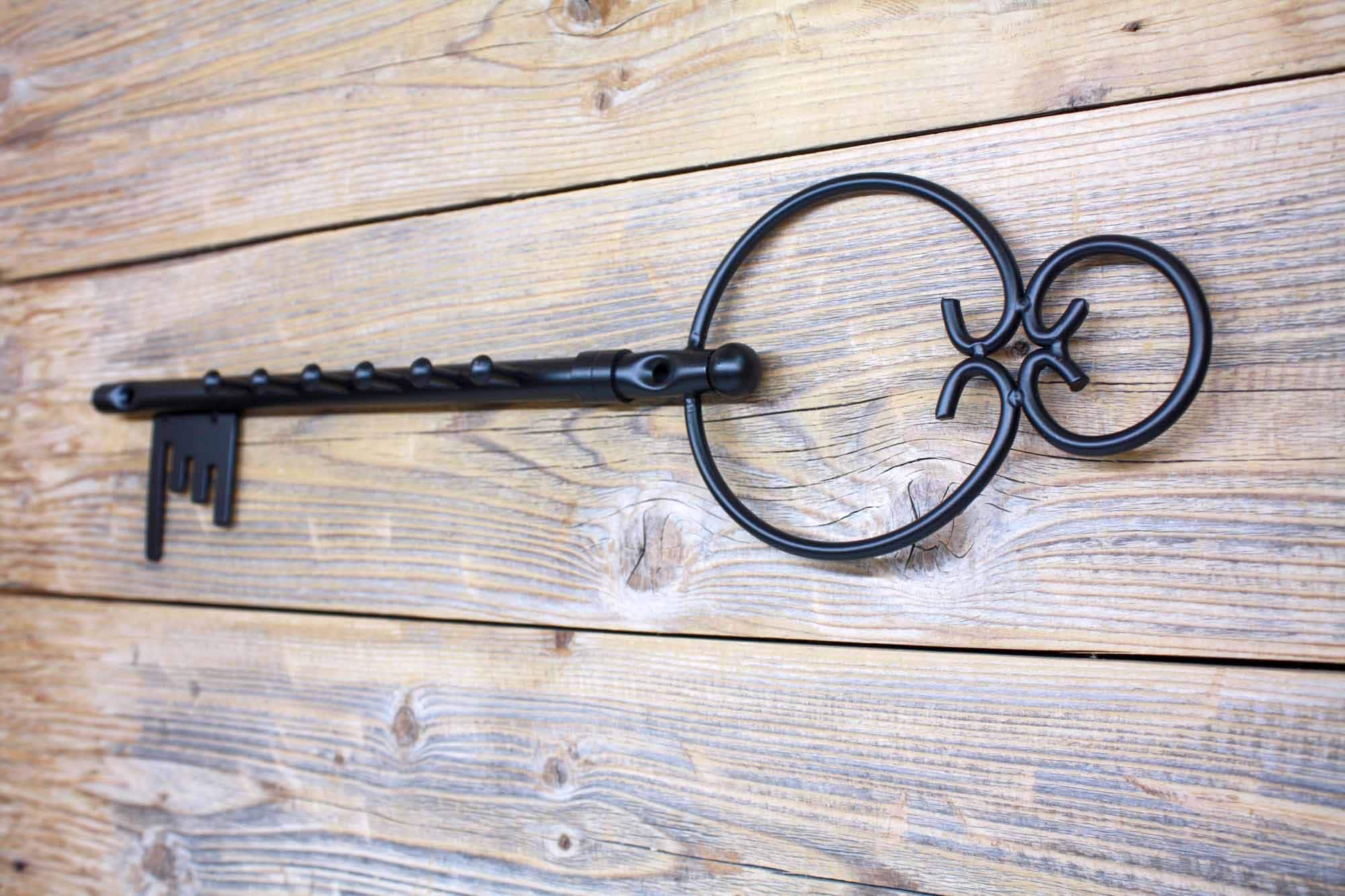 Black Modern Key Rack Entryway Key Holder for Wall - Etsy