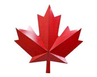 19 Inch Maple Leaf Decor, Metal Maple Leaf Wall Decor - Etsy