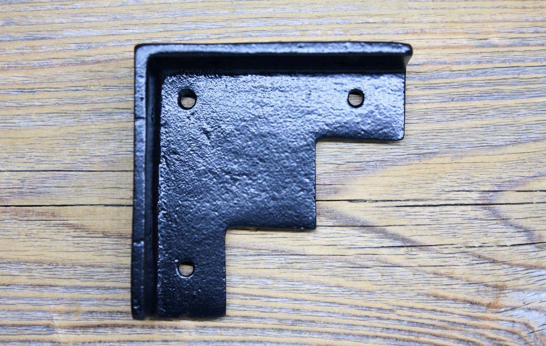 Forged Iron Corner Strap, Decorative Door, Trunk or Table Hardware - Etsy