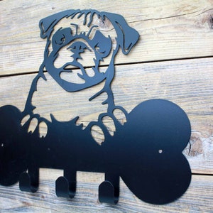 Pug Key Rack, Dog Lover Leash or Key Rack - Etsy