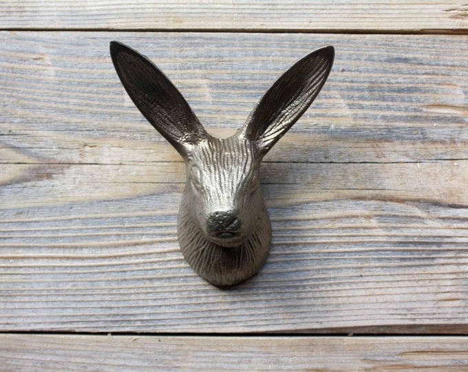 Rabbit or Bunny Hooks Entryway Coat or Wall Hare Hook - Etsy