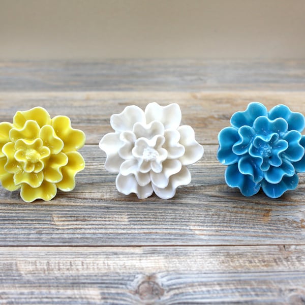 Flower Drawer Knob - Etsy