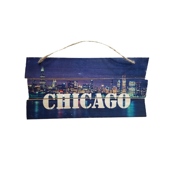 Chicago Plank Sign - Etsy