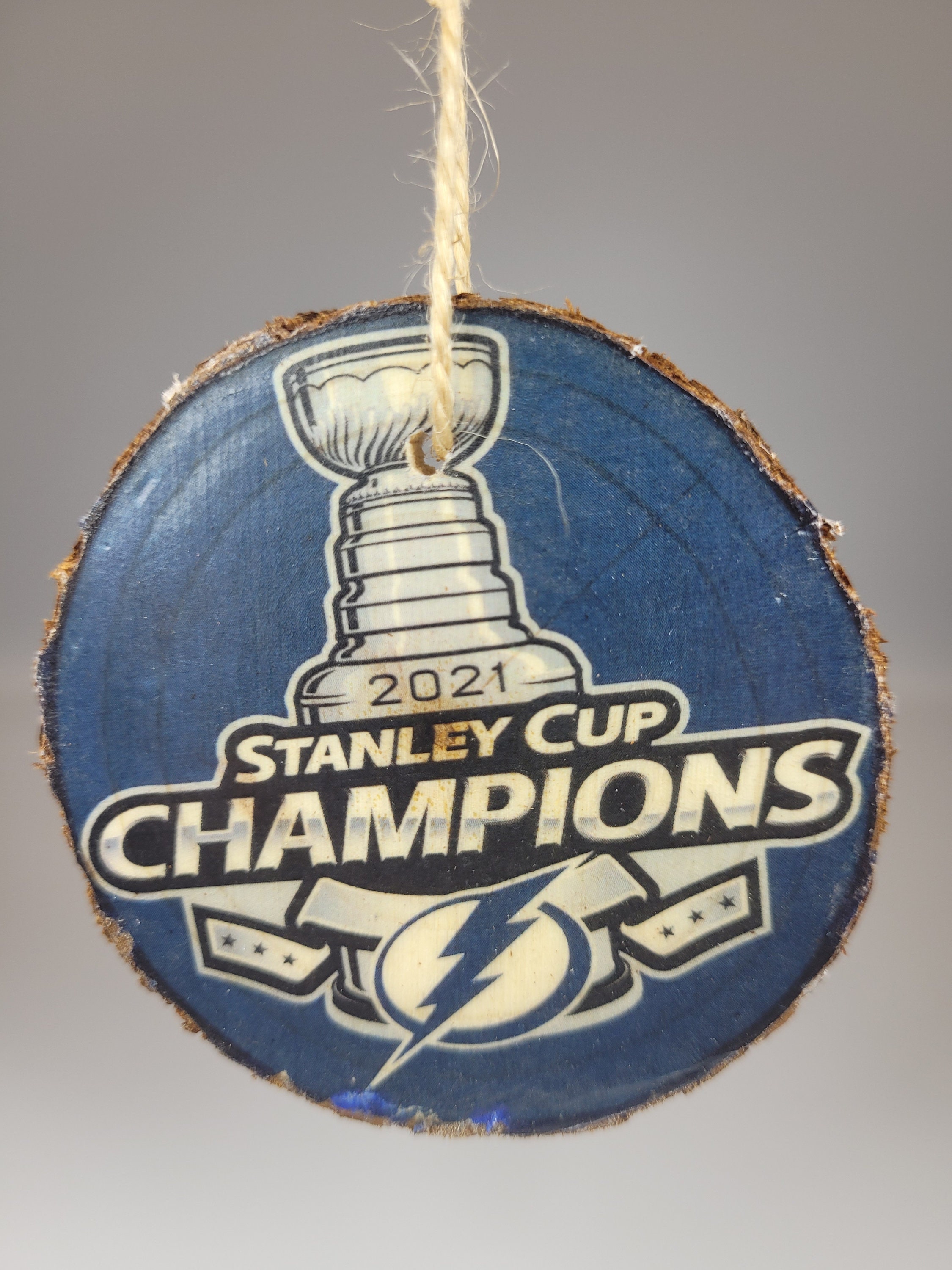 2021 Lightning Inspired Wood Slice Stanley Cup Ornament, 2020 Stanley ...