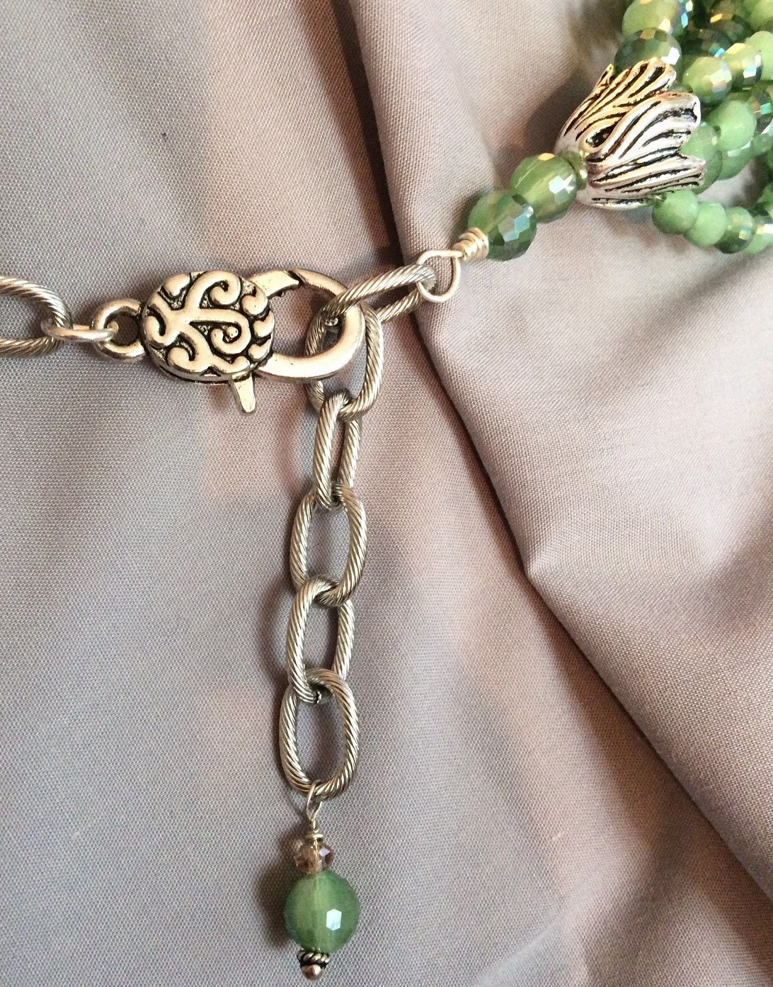 Green Goddess Necklace - Etsy