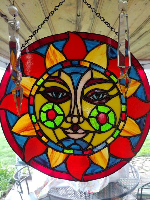 Stained Glass Sun | Etsy
