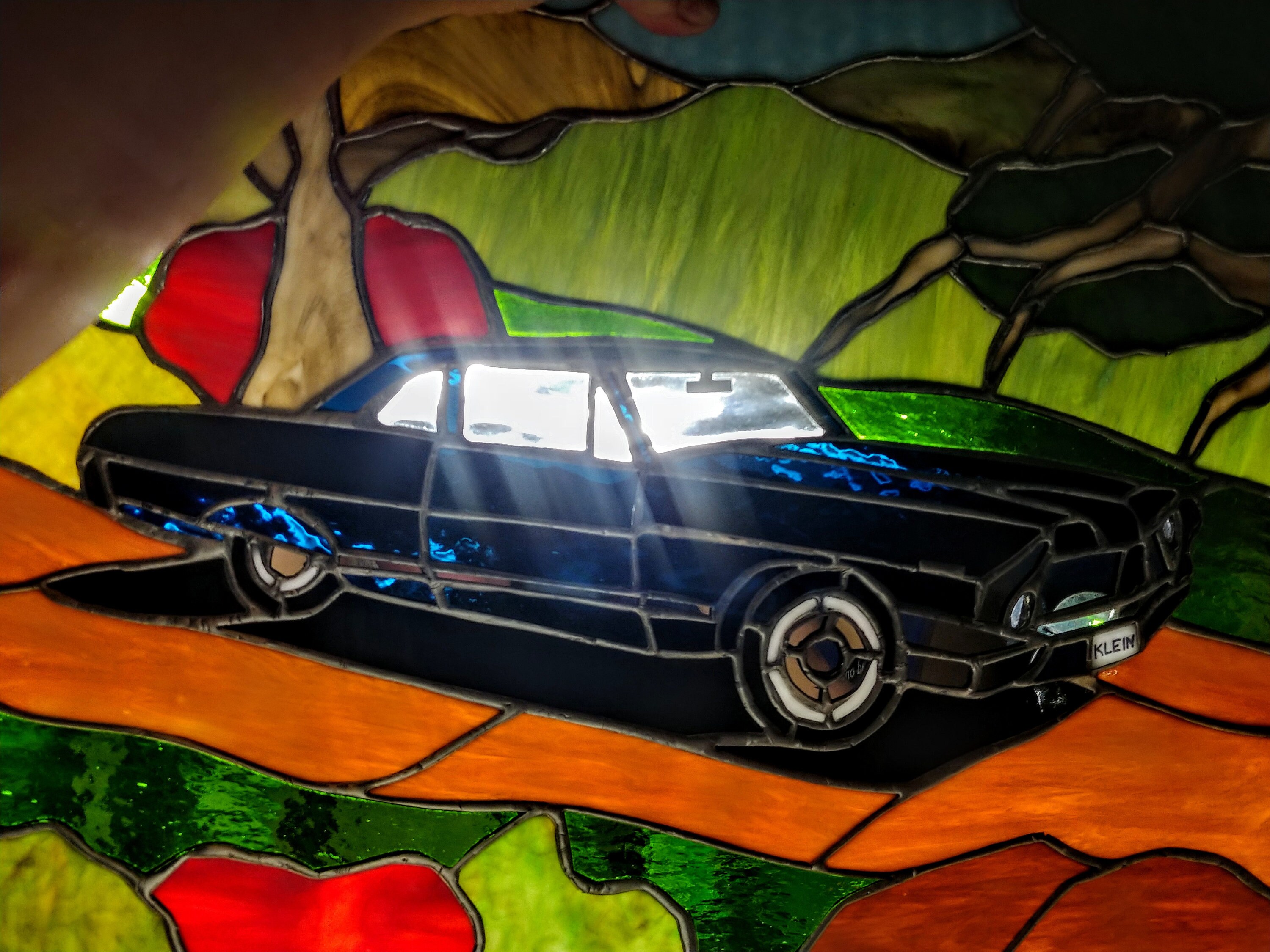 Antique Car Panel. Have Your Favorite Car Made Into a Stained Glass ...