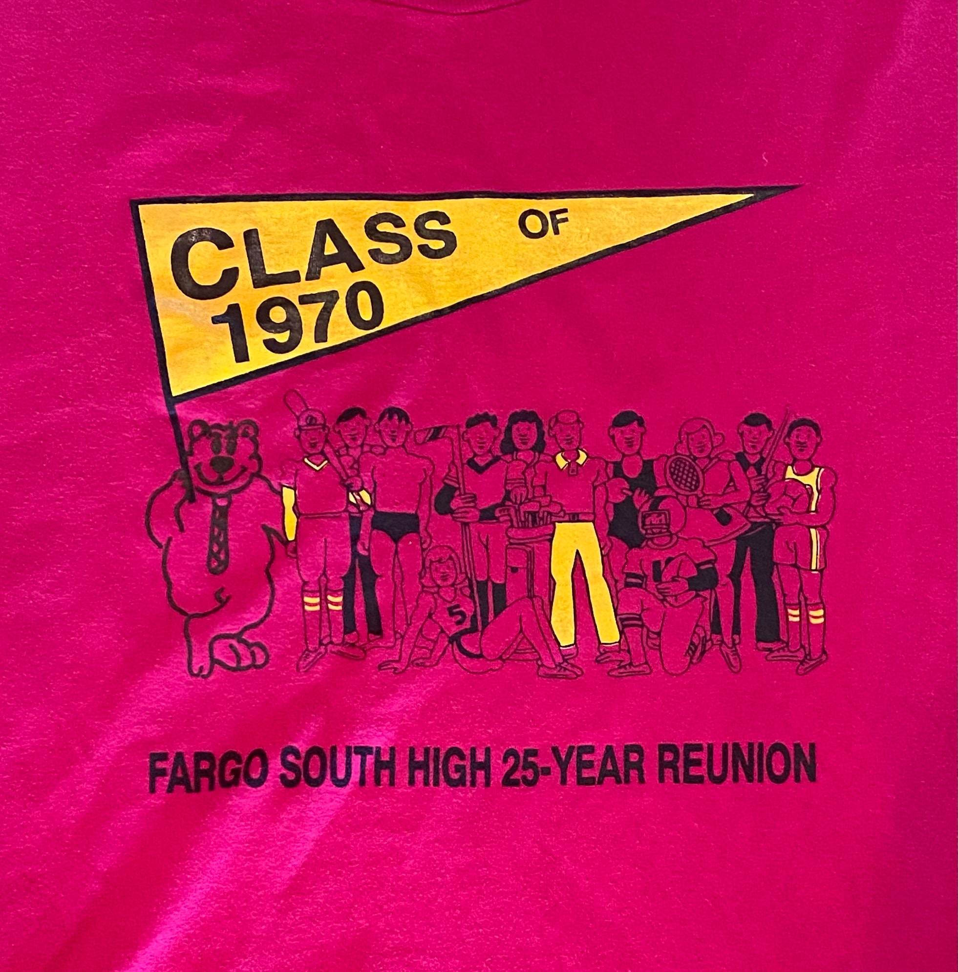 Vintage Mens Class of 1970 Fargo South High 25-year Reunion - Etsy