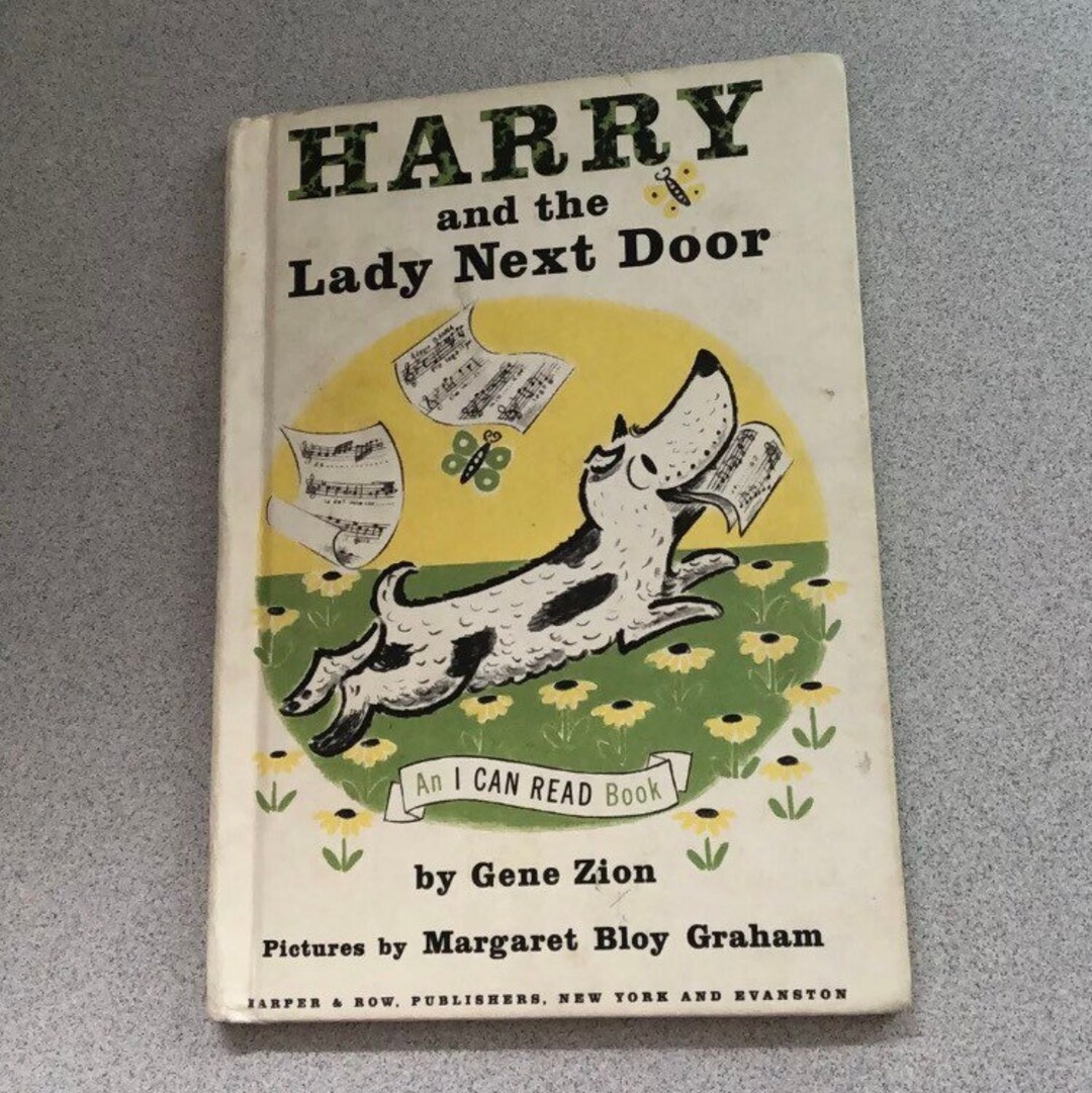 Harry and the Lady Next Door by Gene Zion Hardcover 1960 an I Can Read ...