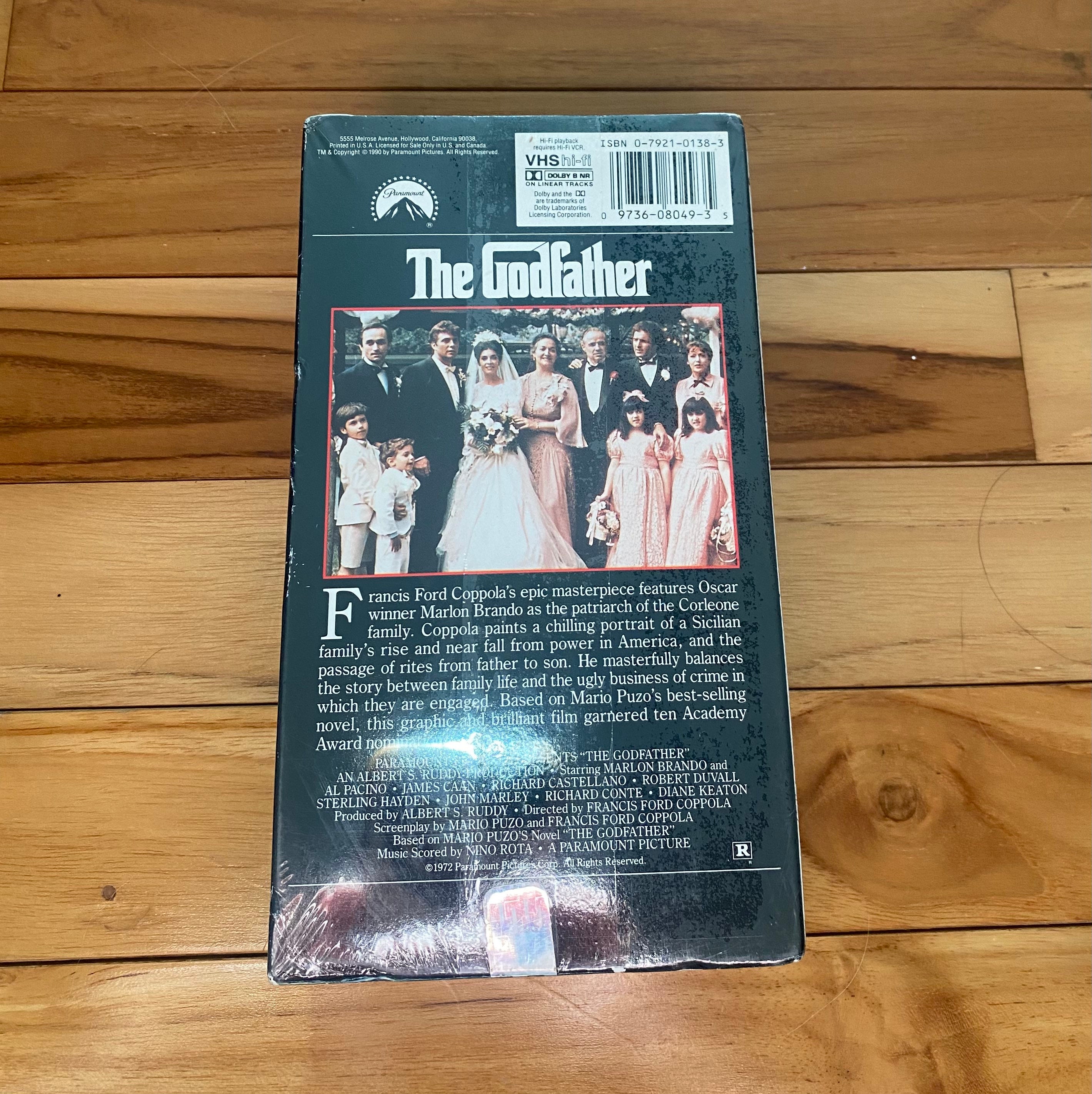 The Godfather VHS 1990 2-tape Set Paramount Factory Sealed - Etsy