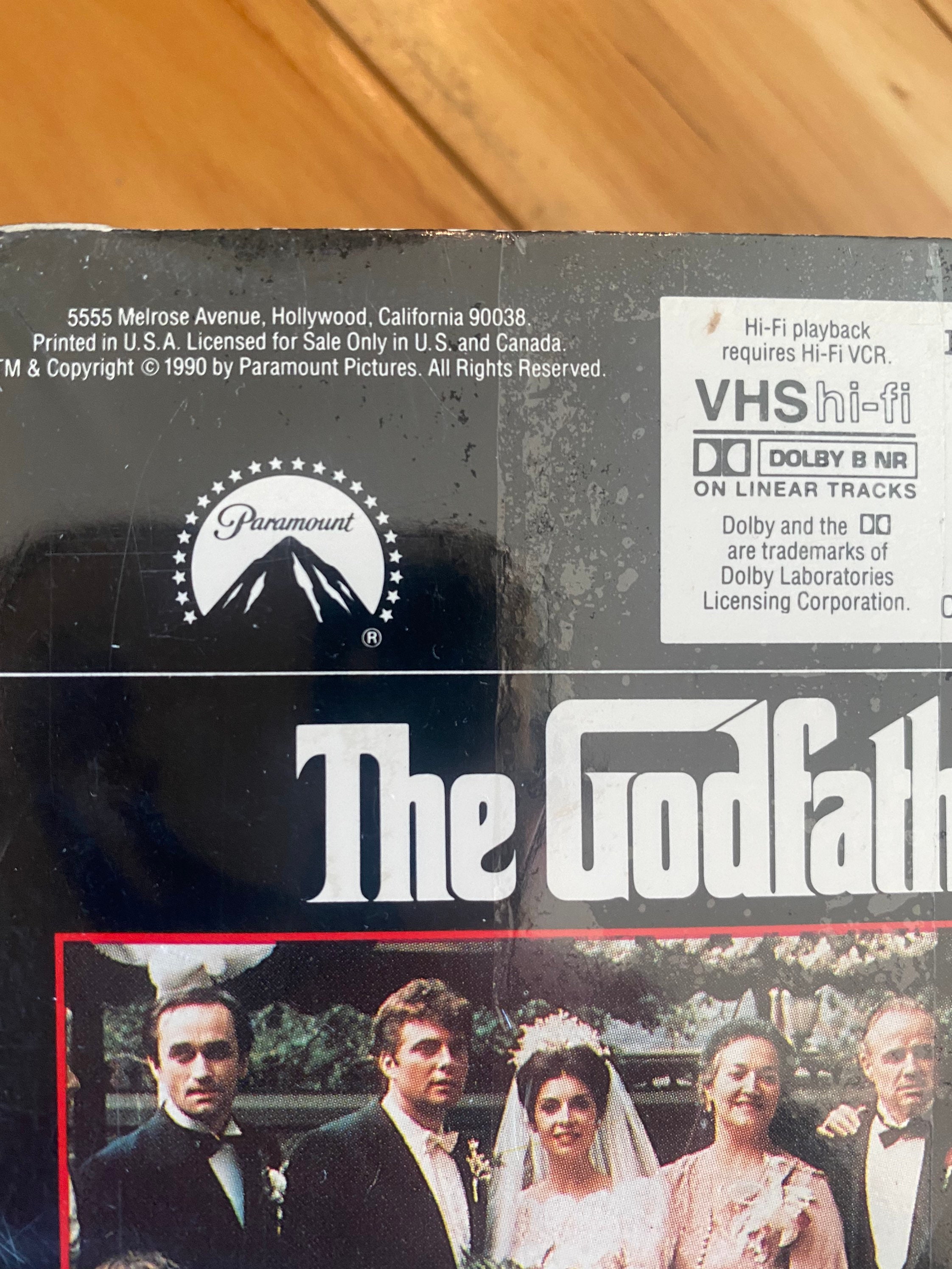 The Godfather VHS 1990 2-tape Set Paramount Factory Sealed - Etsy