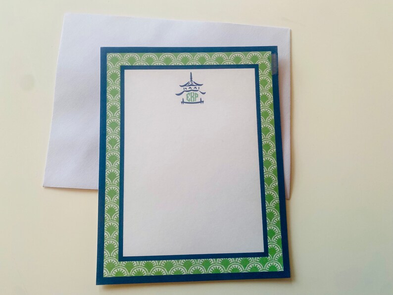 Personalized Note Cards (4.5"x5.5" With White Envelopes) Series A - Etsy