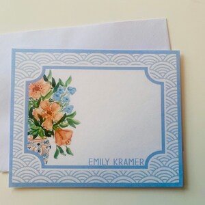 Personalized Note Cards (4.5"x5.5" With White Envelopes) Series A - Etsy